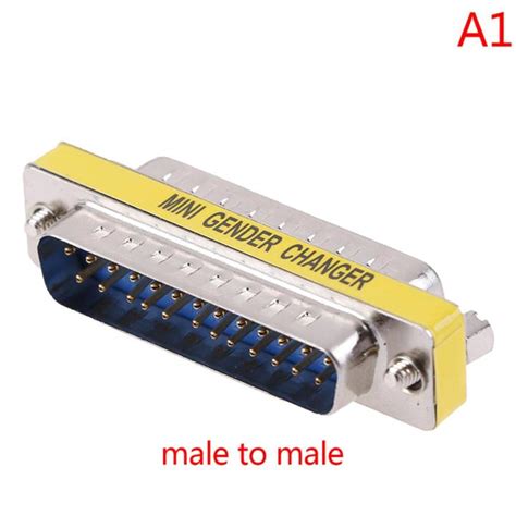 DB25 D Sub 25pin Connectors Mini Gender Changer Adapter RS232 Serial Connector Lonni Daraz Pk