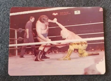 💥1️⃣9️⃣7️⃣0️⃣s Bruno Sammartino Vs Billy Graham 35x5 Photo Wwf Awa