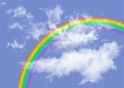 Nuages D Arc En Ciel Photo Stock Image Du Rouge Bleu 31455212