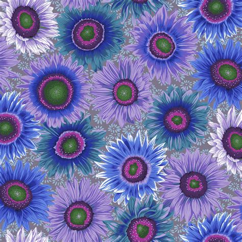 Van Gogh Blue By Kaffe Fassett Collective Petting Fabric