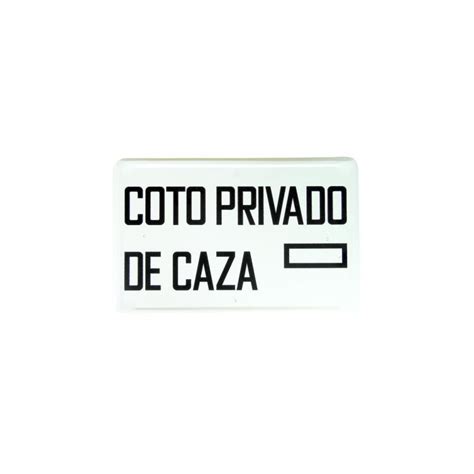 Tablillas De Orden Coto Privado Y Coto Deportivo Comprar Online Alvarez