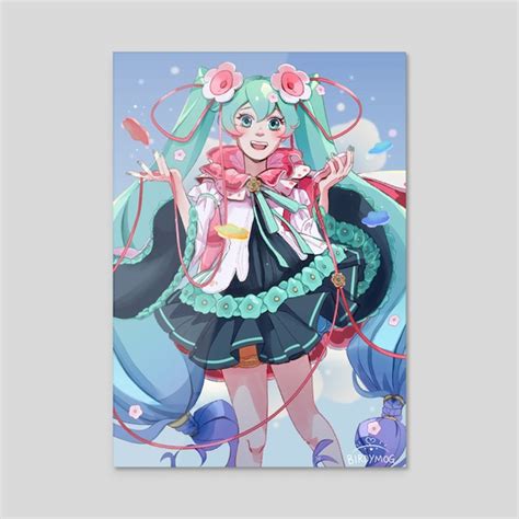 Hatsune Miku Magical Mirai 2021 An Art Print By Yuan Xi Birdy Inprnt