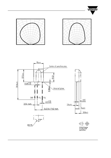 Tsop Datasheet Pages Vishay Photo Modules For Pcm Remote