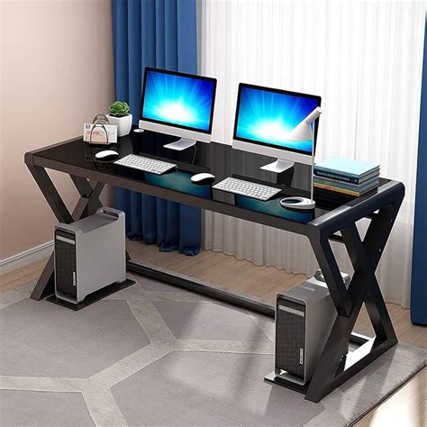 Custom Computer Desk Glass