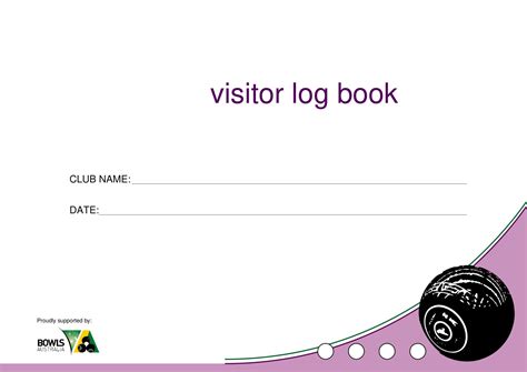 Free Printable Visitor Log Templates [pdf Word Excel] School Office