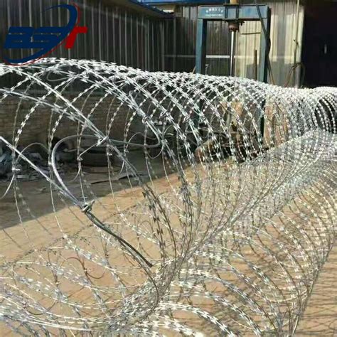 5 Off PVC PE Coated Galvanized High Strength Razor Barbed Wire For