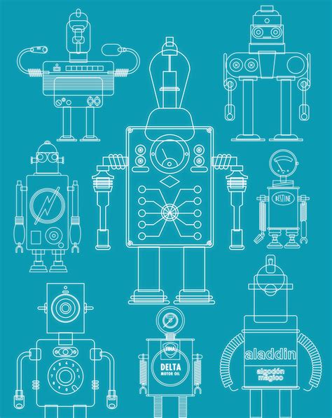 Pitarque Robots Behance