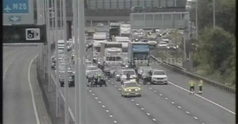 Serious crash closes M25 carriageway near Staines- as it happened ...