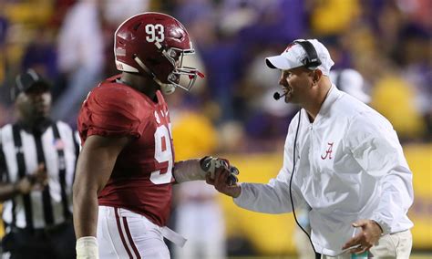 Alabama Defensive Coordinator Jeremy Pruitt One Of 40 Nominees For