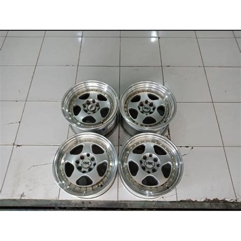 Jual Velg Mobil Bekas Model Racing Hsr Ring Lebar Celong Shopee Indonesia