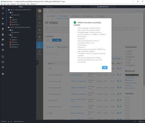Home Could Not Install Platform · Issue 1304 · Platformio Platformio Core · Github
