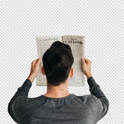 透明な背景に隔離された新聞 プレスデイのフランス語新聞 プレミアムpsdファイル