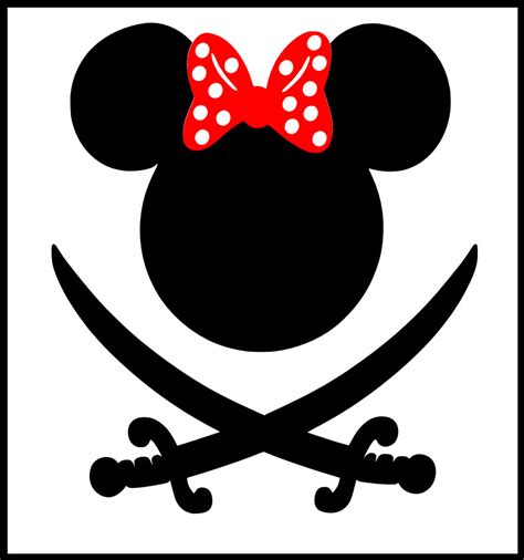 Mickey Mouse Pirate Svg