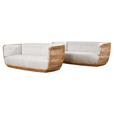 Mcguire Organic Modern Rattan And Wicker Daybed Sofa At 1stdibs