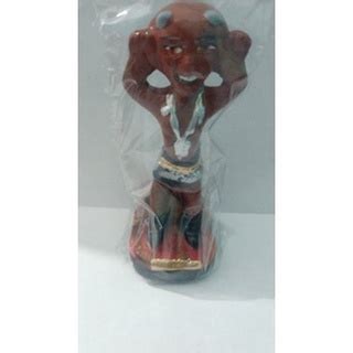 Imagem Exu Mirim Brasinha Escultura Gesso Estatua 10 Cm Shopee Brasil