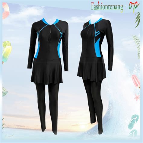 Jual 39080 Baju Renang Dewasa Muslim Baju Renang Rok Dewasabaju