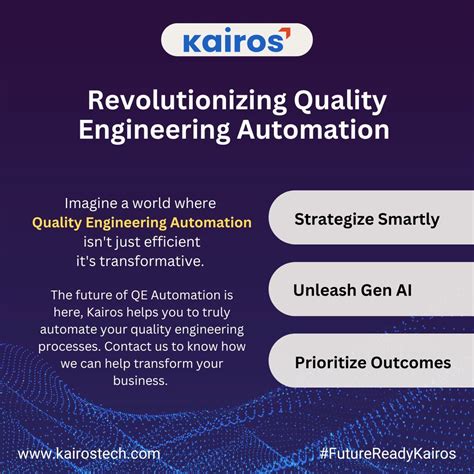 Kairos Technologies On Linkedin Qualityengineeringautomation Genai Ai Automation Business