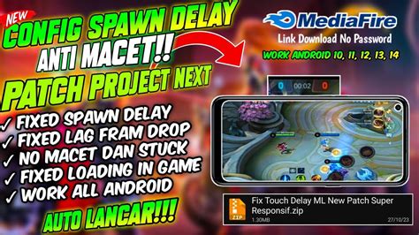 Wajib Coba Config Ml Fixed Spawn Delay Cara Atasi Lag Fram Drop Mobile Legends Work