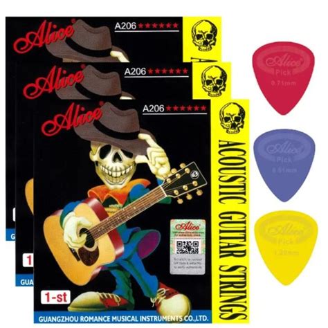 Original Alice String Stainless Steel String Pack Of 3 Strings And