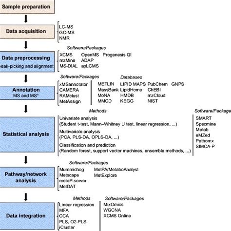 Workflow Of Metabolomics Analysis Sample Type Cells Tissues Download Scientific Diagram