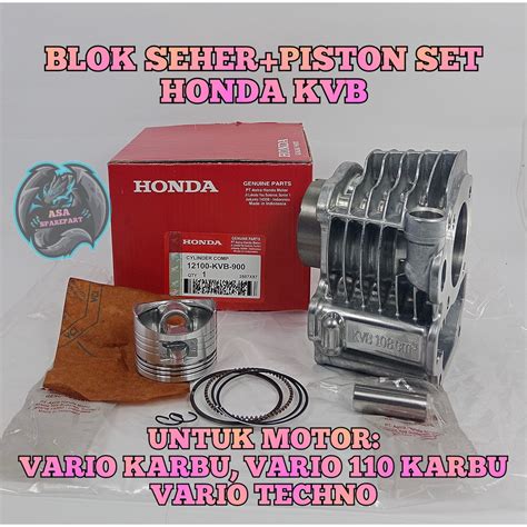 Jual Blok Seher KVB Motor Honda Vario CW Karbu Vario Techno