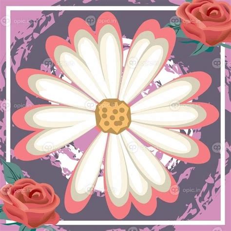 خرید و قیمت دانلود وکتور طرح پترن روسری انتزاعی برای حجاب و روسری پتویی با جوهر براش و گل