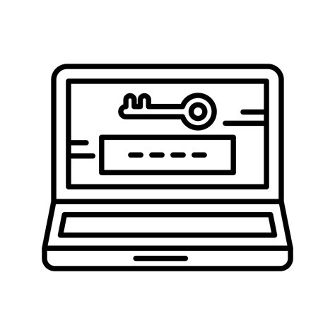 Password Vector Icon 14653900 Vector Art At Vecteezy