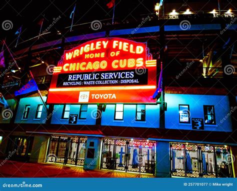 Wrigley Field Chicago Editorial Photography Image Of Northside 257701077