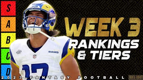2023 Fantasy Football Week 3 Wide Receiver Rankings Win Big Sports