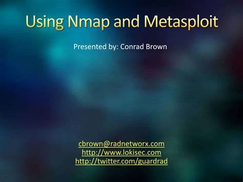 Using Metasploit Pptx