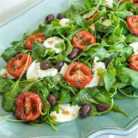Arugula Tomato Salad With Balsamic Dressing A Well Seasoned Kitchen