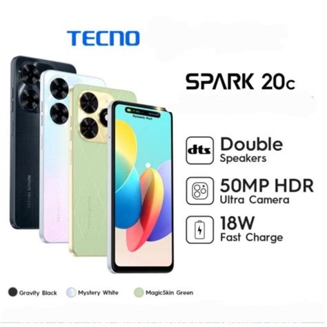 Jual Tecno Spark 20c Nfc 4128 8128 Garansi Resmi Shopee Indonesia