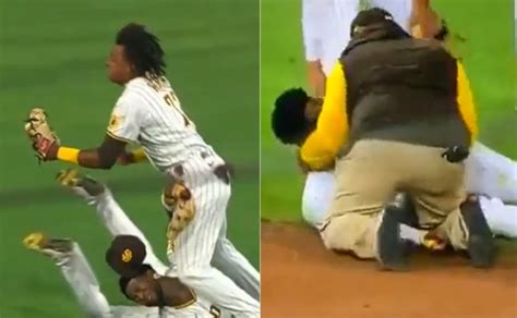 Video El Terrible Golpe Entre Jugadores De Los Padres De San Diego En