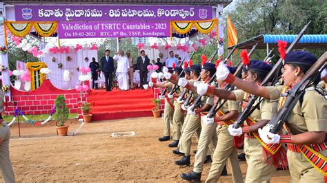 Tsrtc సందడిగా టీఎస్ఆర్టీసీ కానిస్టేబుళ్ల శిక్షణ ముగింపు కార్యక్రమం