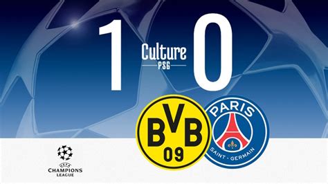Match Dortmund PSG 1 0 le résumé et le but en video CulturePSG