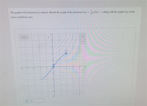 Solved The Graph Of The Function G Is Shown Sketch The Chegg Com