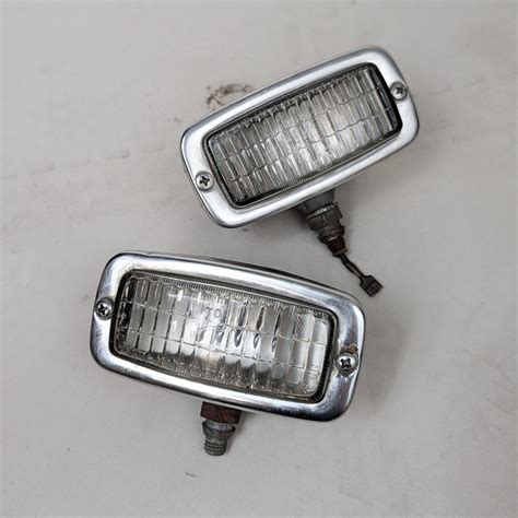 Vtg Dual Chopper Headlights Krispy Choppers