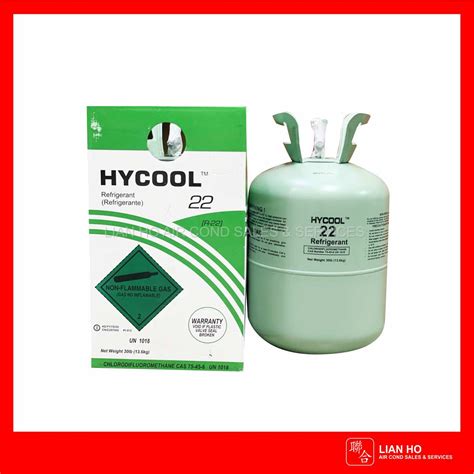 HYCOOL Refrigerant Gas R22 13 6kg Cylinder Lian Ho Air Cond