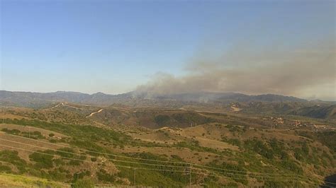 Smoke Visible In North County Is From Fire Burning On Camp Pendleton