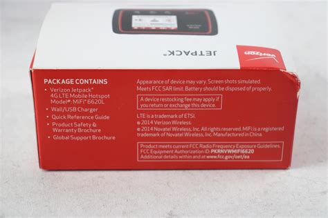 Verizon Jetpack Mobile Hotspot Mifi L Property Room
