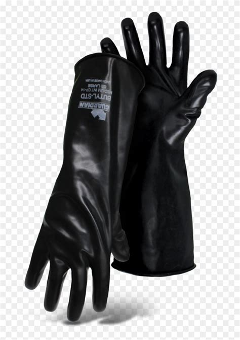 Guardian Butyl Rubber Glove 14 Mil Smooth Usa Made Leather Clipart