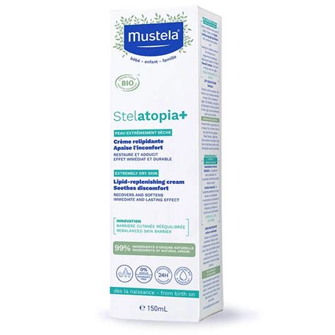 Mustela Stelatopia ტანის დამატენიანებელი კრემი Extra Ge