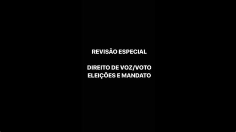 Revisão Eleições E Mandato Na Oab Youtube