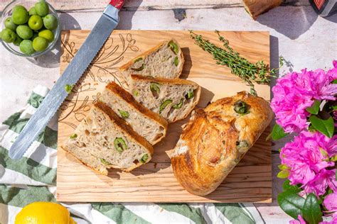 Olive Sourdough Bread With Thyme And Lemon Sourdough Brandon