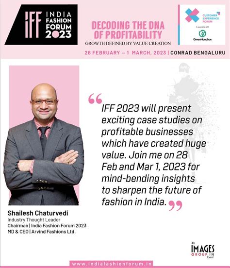 Shailesh Chaturvedi On Linkedin Am So Looking Forward To Iff Next