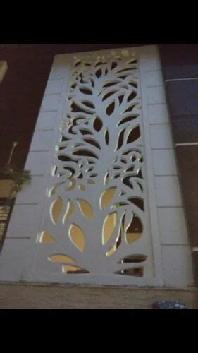 White WPC Board Decorative Grc Jali For Home Shape Rectangular At
