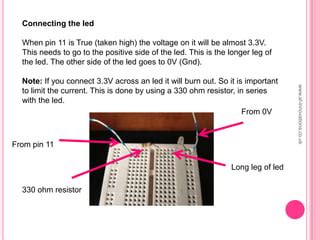 Raspberry Pi Using Python PPT