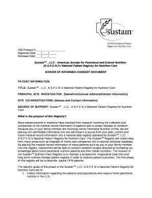 IRB Protocol Doc Template PdfFiller