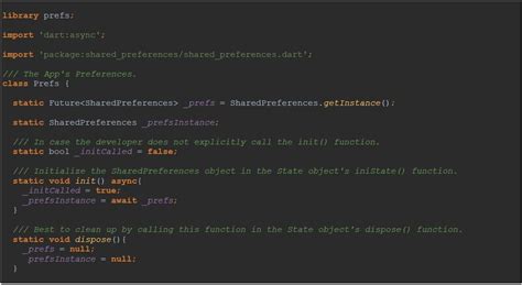 A Flutter Class For Your Apps Preferences Rflutterdev