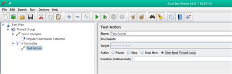 exiting an iteration in jmeter if the matching regular exp condition is